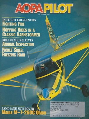 AOPA Pilot (Sep 1999) Maule M-7-260, In-Flight Fire, Annual, J50 Twin Bonanza | eBay