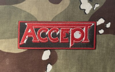 Accept Logo Embroidered Patch | eBay
