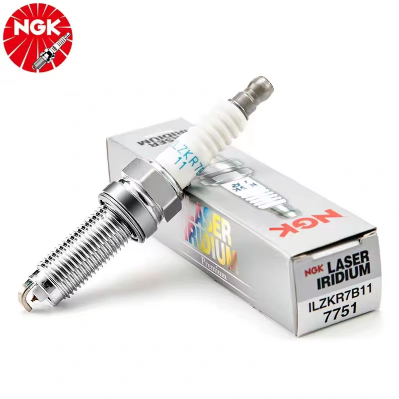 4PCK NGK 7751 ILZKR7B11 Genuine Laser Iridium and Platinum Spark Plugs ...