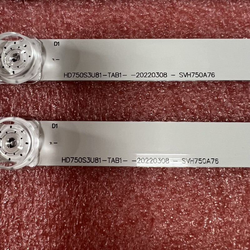 LED Backlight bar(14)For Hisense SVH750A76 75R6E3 75H6570G 75E3D ...