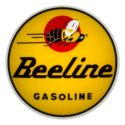 Single Beeline Gasoline 13.5" Gas Pump Lens (G241) | eBay