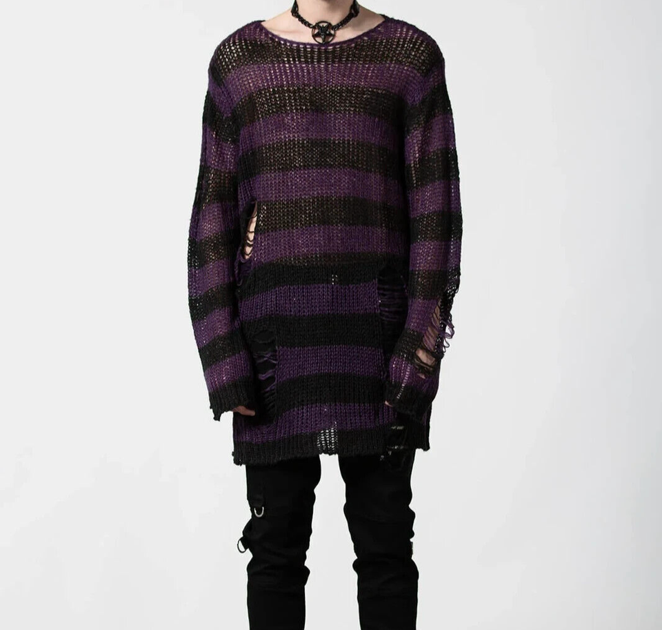 Killstar Graph Knit Sweater Distressed Goth Alternative Grunge Punk ...