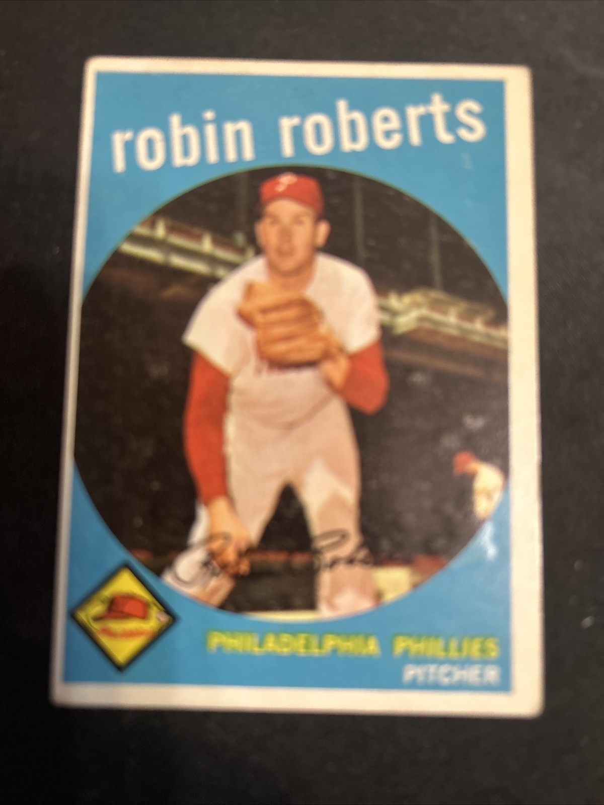1959 Topps Baseball Card #352 Robin Roberts Philadelphia Phillies Vg ...