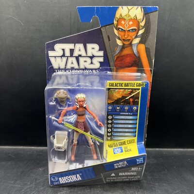2010 STAR WARS THE CLONE WARS AHSOKA TANO & ROTTA THE HUTTLET 3 FIGURE ...