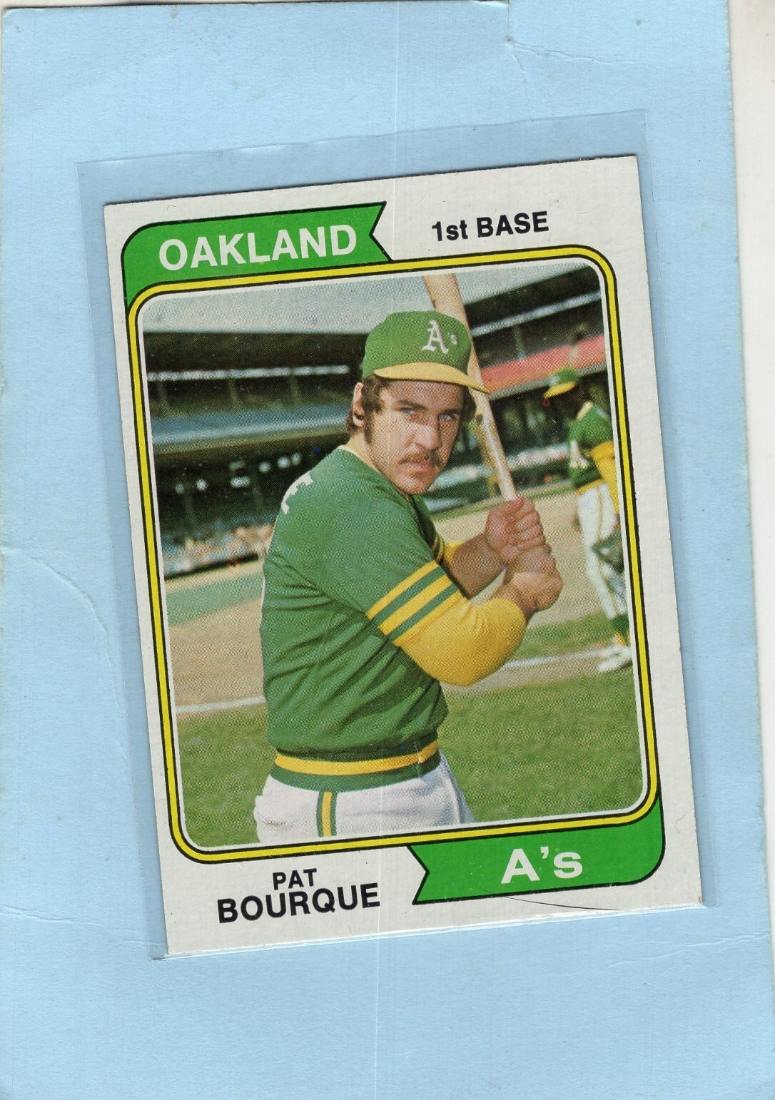 1974Topps Pat Bourque #141 Oakland A's Nr Mt | eBay