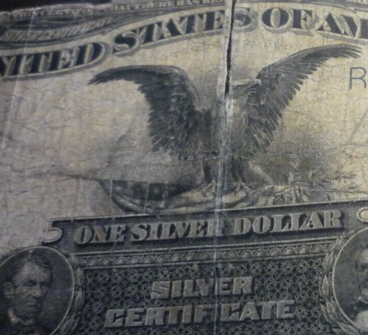 1899 BLACK EAGLE $1 SILVER CERTIFICATE LARGE NOTE - A GOOD DEAL!! | eBay