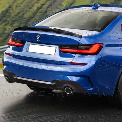FIT 2019-2025 BMW 320i 330i M340i G20 G80 REAL CARBON FIBER REAR TRUNK ...