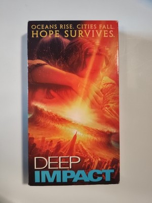 Deep Impact (1998) Robert Duvall, Tea Leoni, Elijah Wood VHS ...