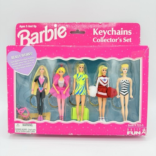 Vintage Barbie Keychains 1998 Collector’s Set of 5 Miniature Dolls ...