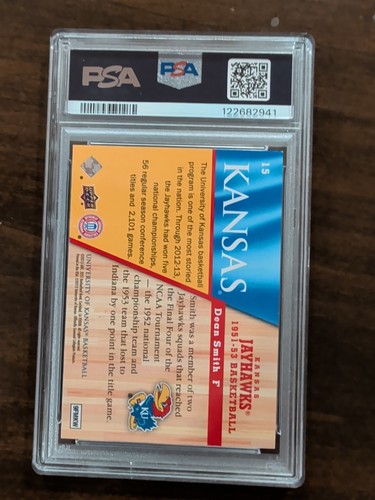 2013 Upper Deck University of Kansas - Dean Smith #15 (RC) | eBay