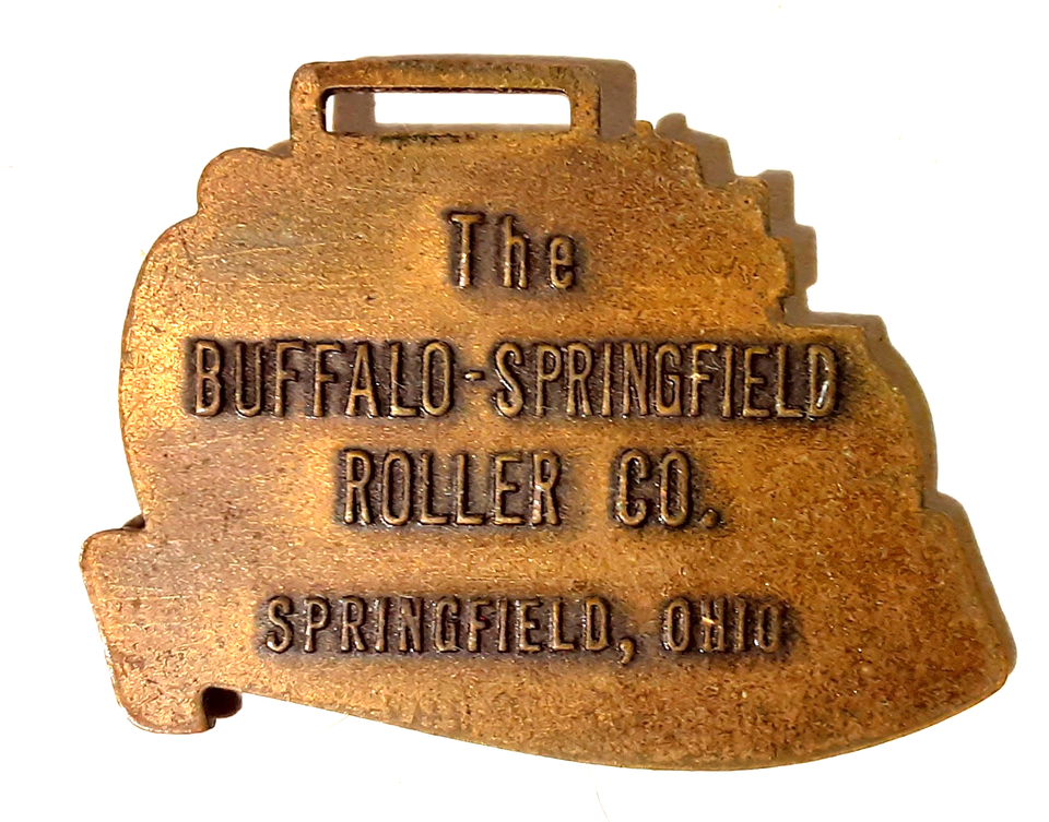 * KILLER * Antique Adv. Watch Fob - BUFFALO-SPRINGFIELD ROLLER ...