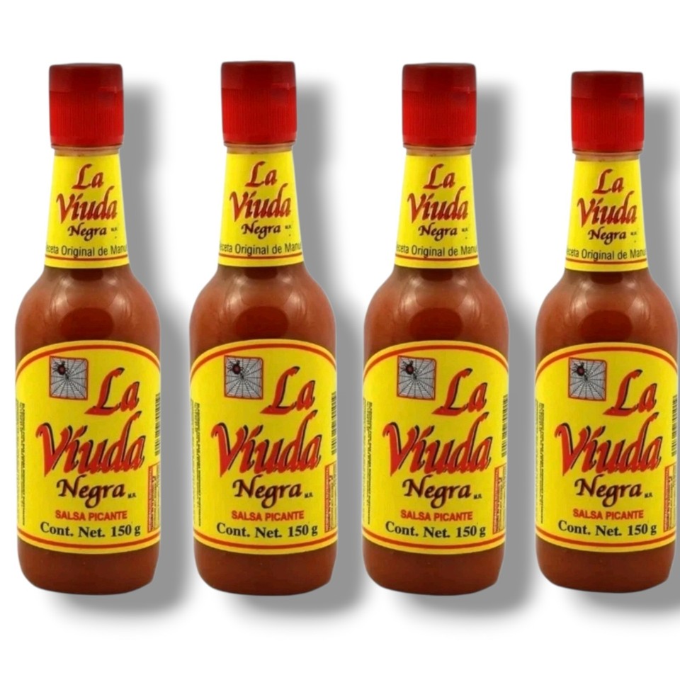 LA VIUDA Salsa Picante 4 Pack 🔥 Authentic Mexican Hot Sauce / Salsa ...