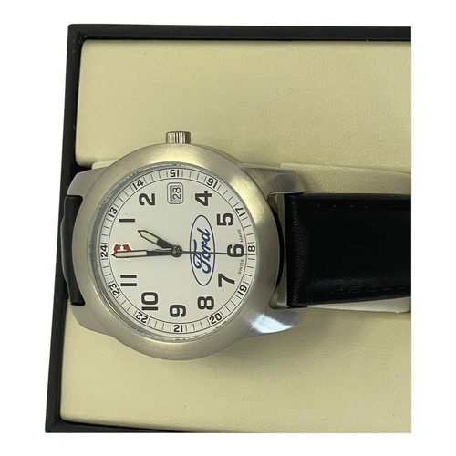 Victorinox Swiss Army Ford Logo Watch – Leather Band – Collectible ...