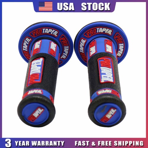 7/8" Motorcycle Pro Taper Hand Grips Handle Bar for Pit Dirt Bike ATV ...