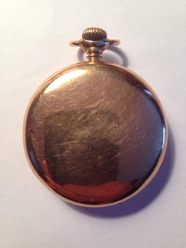 A W W Co Waltham Mass Ma Pocketwatch Watch 14K Gold ROY 442295 OLD RARE ...