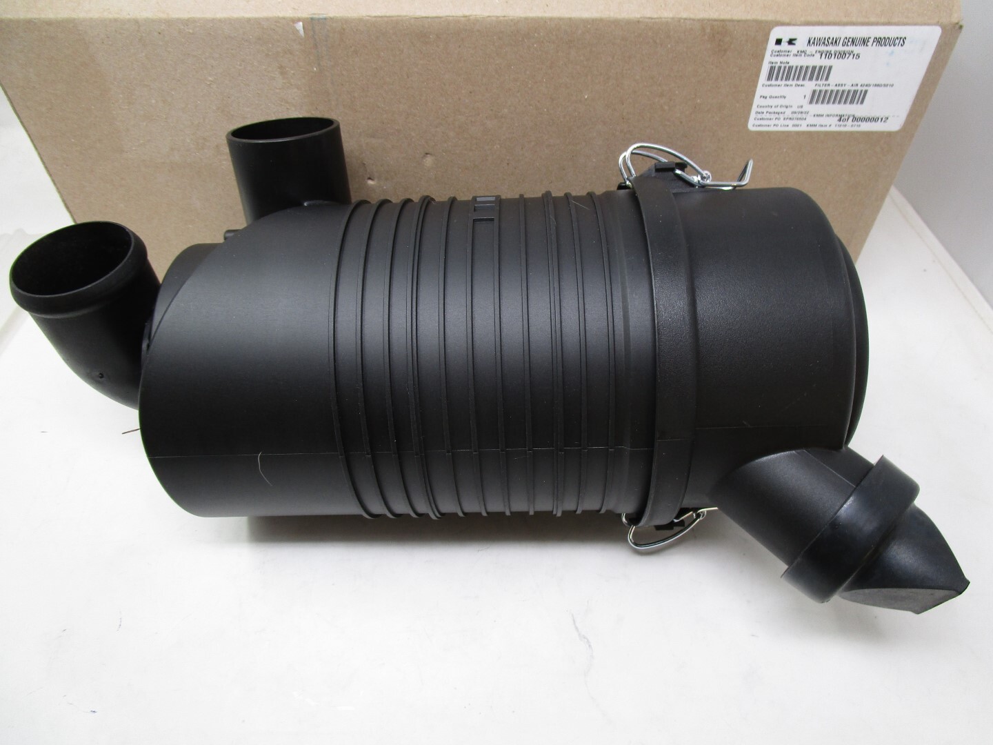 Genuine Kawasaki 11010-0715 Air Filter Canister Assembly FX651V FX691V ...