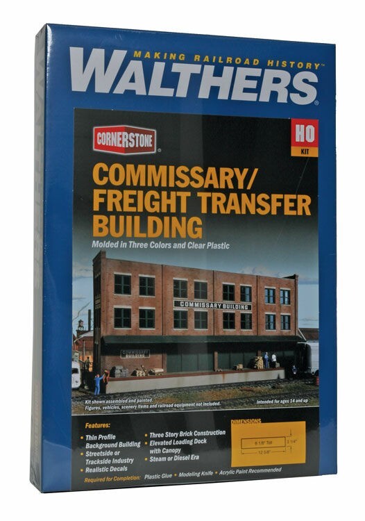 FREIGHT TRANSFER - BACKGROUND - HO Scale - PLASTIC KIT WALTHERS 933 ...
