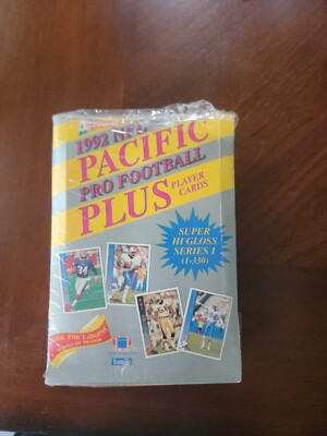 1992 NFL Pacific Plus Pro Football Cards Series 1 Box 36 CT Packs | eBay