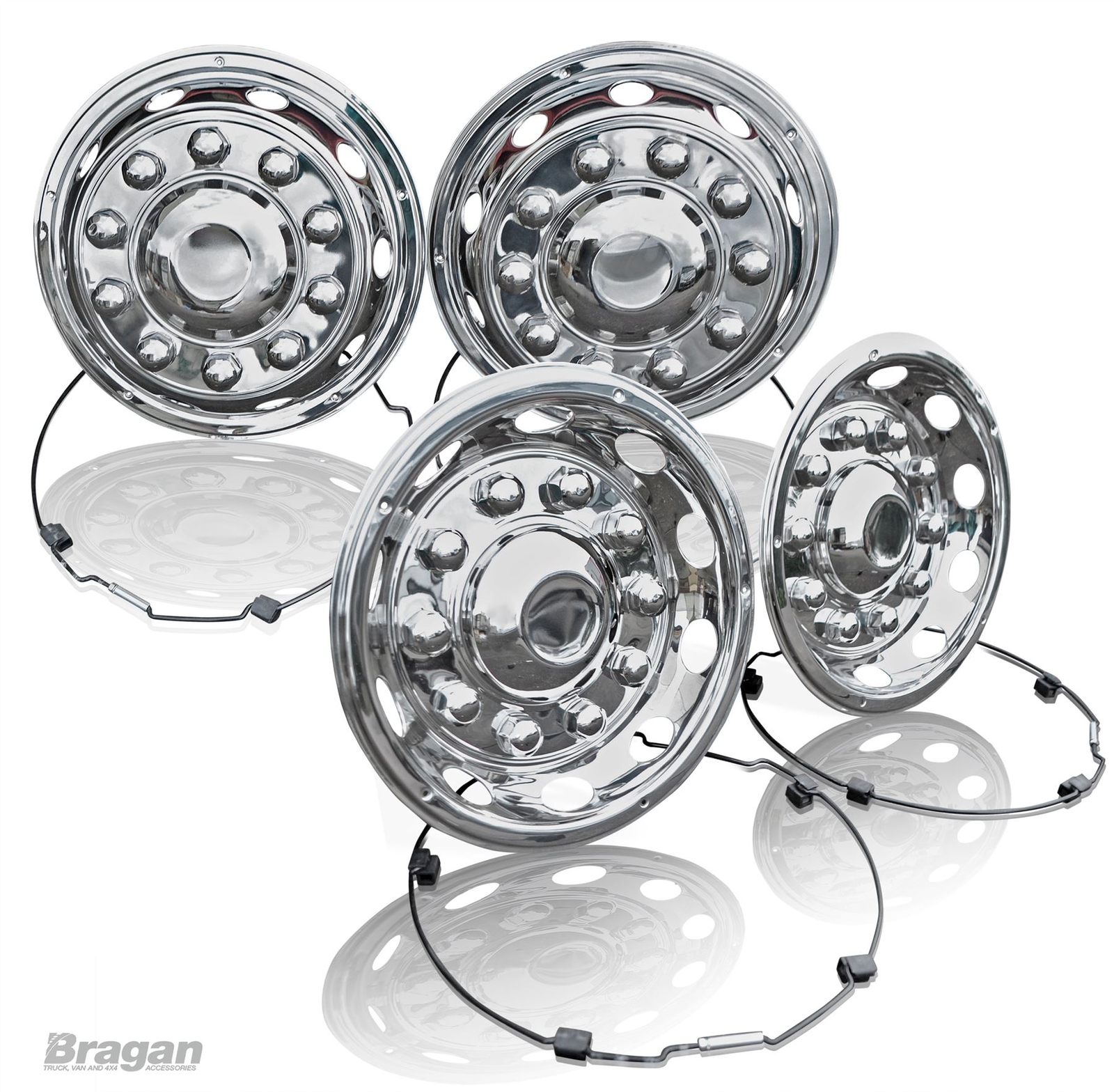 To Fit Scania Volvo 22.5" Universal Truck Front Rear Wheel Sleeves ...