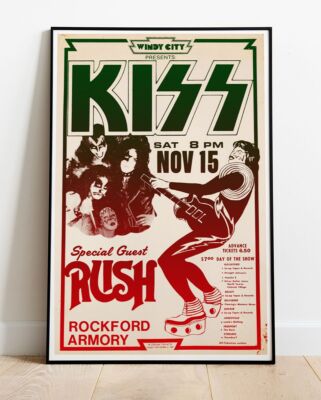 Kiss Rush 1975 Tour Poster - Live #804 | eBay UK