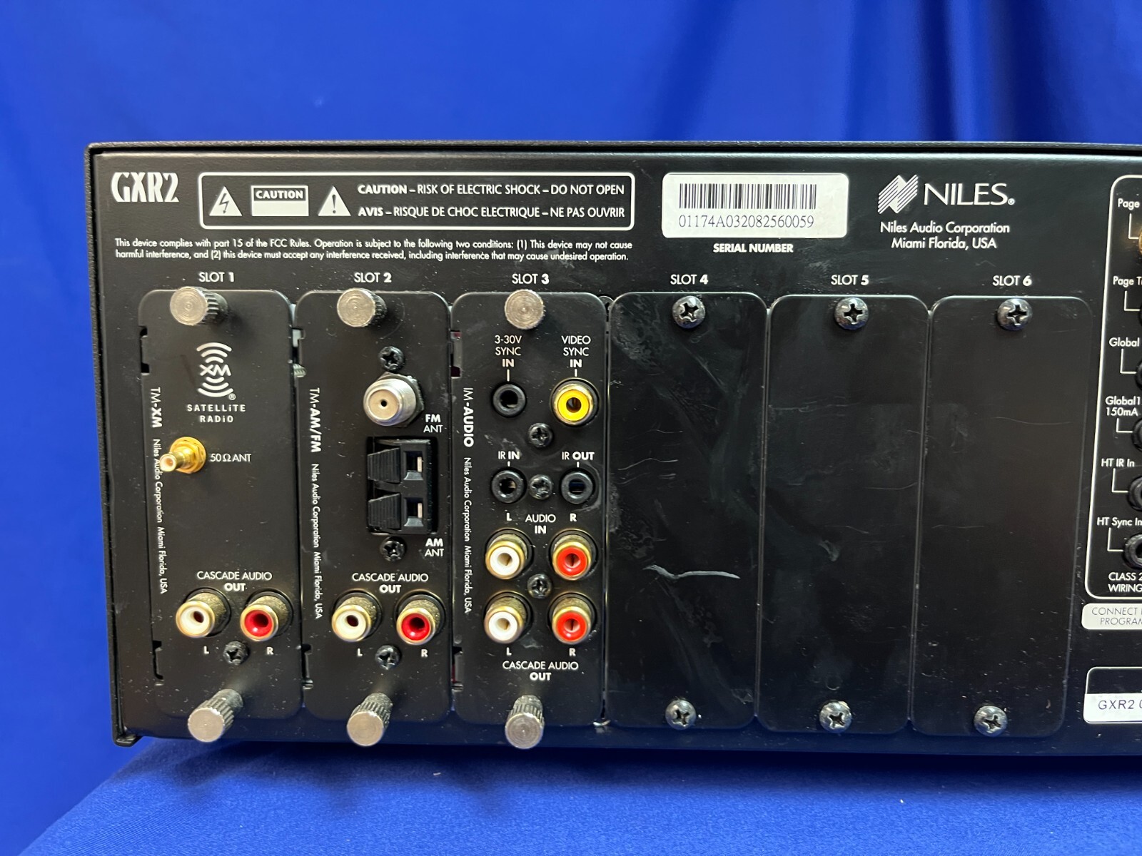 Niles GXR2, 12 Channel Modular Multi-Zone Amplifier w/ Power Cord - AS ...