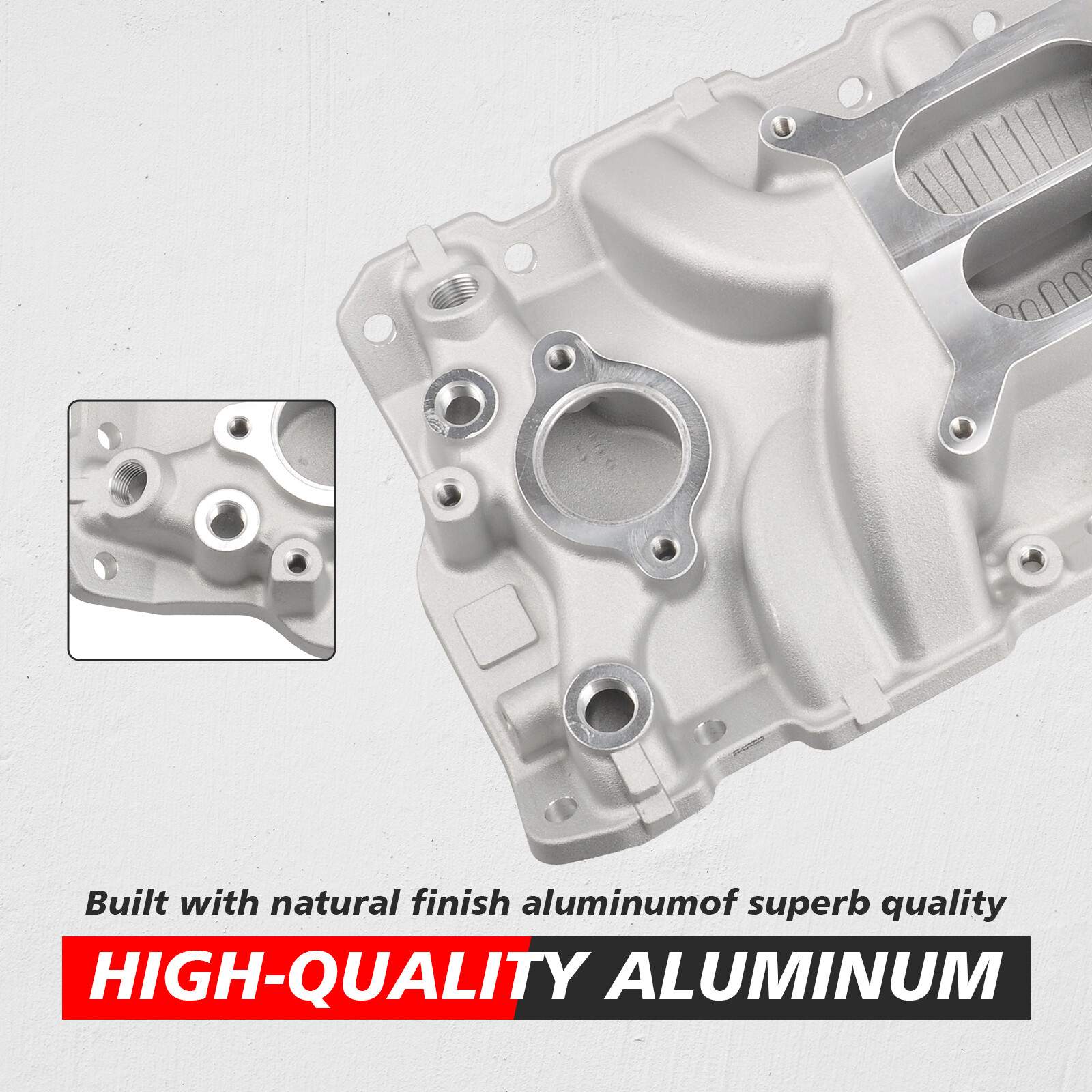 Aluminum Dual plane Intake Manifold For Small Block Chevy 305 327 383 ...