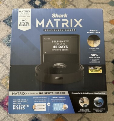 Shark Matrix RV2310AE Robotic Self Empty Vacuum Cleaner - BRAND NEW ...