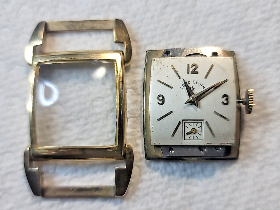 Vintage Rare Drivers Men’s Lord Elgin 21J cal 670 14K GF Case 4625 VG ...