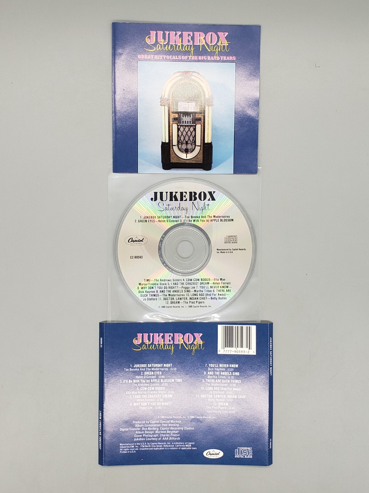 Jukebox Saturday Night by Various Artists (CD) No Case No Tracking | eBay