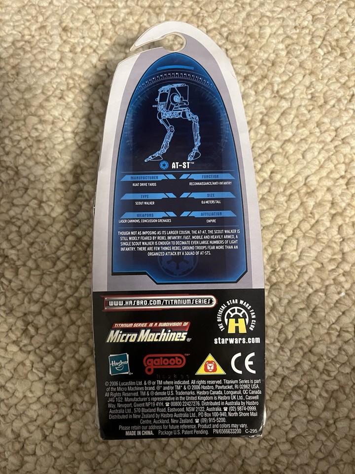Star Wars Die Cast Titanium Series Hasbro AT-ST | eBay