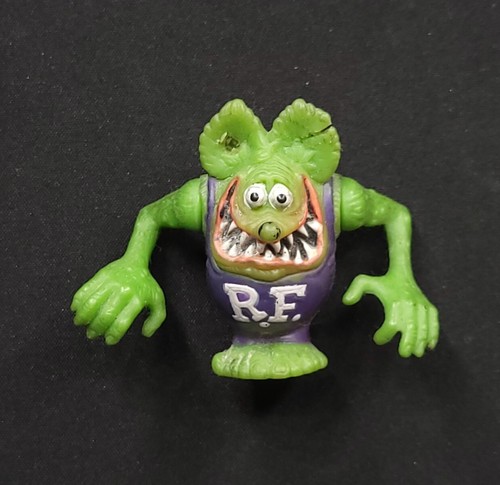 Vintage 1990 Rat Fink Toy Action Figure Edward Roth Purple outfit | eBay