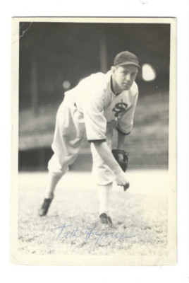 Autographed Signed Ted Lyons Chicago White Sox 4x6 Black & White Photo ...