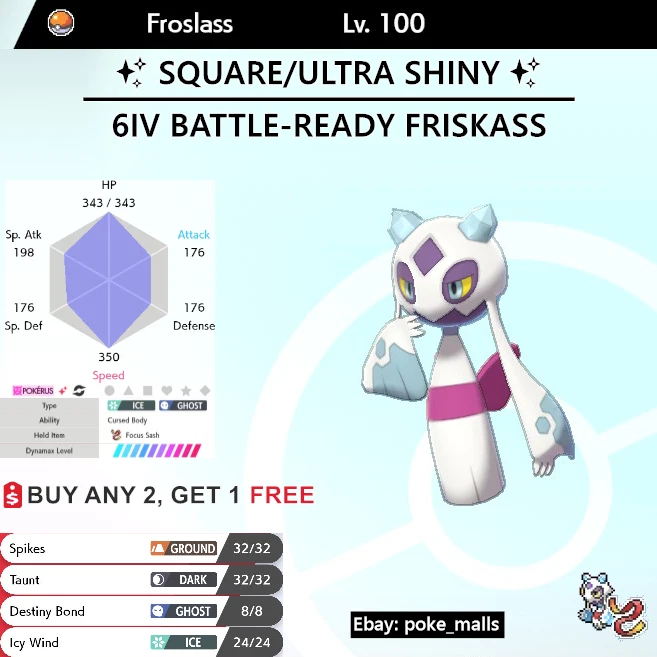 Pokemon Froslass Shiny