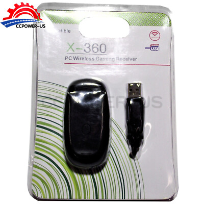 Wireless Controller USB Game Receiver Adapter For Microsoft Xbox 360 ...