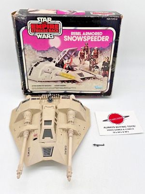 1980 Snowspeeder Complete w/ Box Vintage Star Wars ESB Kenner Vehicle ...