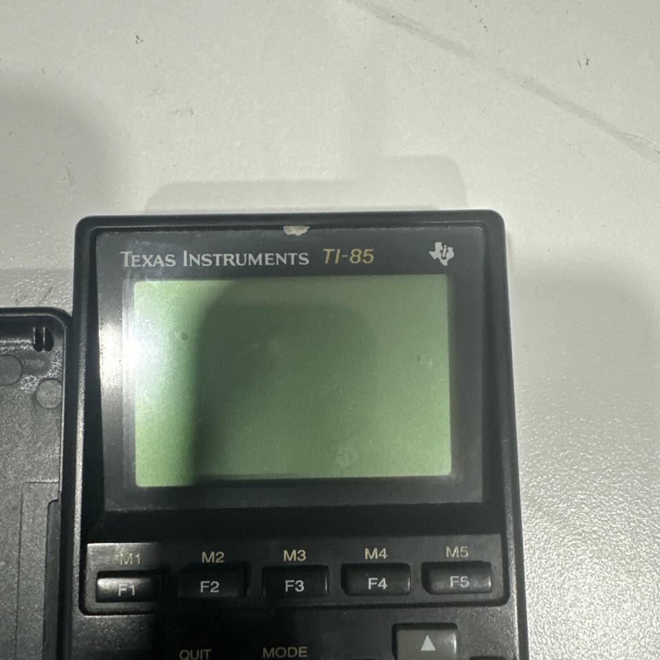 Texas Instruments TI-85 Graphing Calculator Black With Cover Operates ...