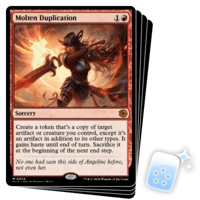 MOLTEN DUPLICATION X4 Outlaws Of Thunder Junction: The Big Score BIG ...