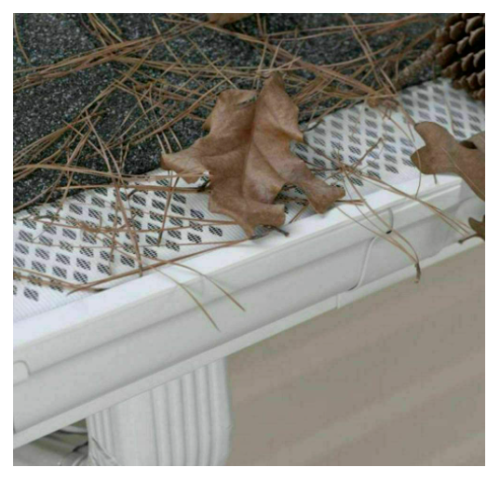 5 Pack Snap-In 3 Ft. White Gutter Guard Screen Filter Leaf Debris ...