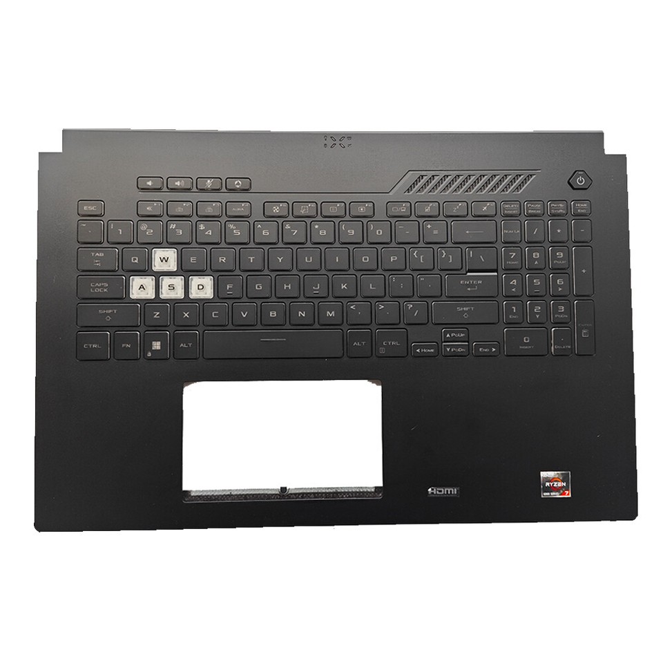 Black For ASUS TUF Gamig 3Puls FA707 FX707 FX707ZM Upper Palmrest Cover ...