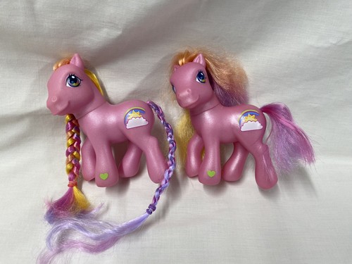 My Little Pony MLP G3. Rainbow Flash X 2. ‘2002’ Both Have Hair ...