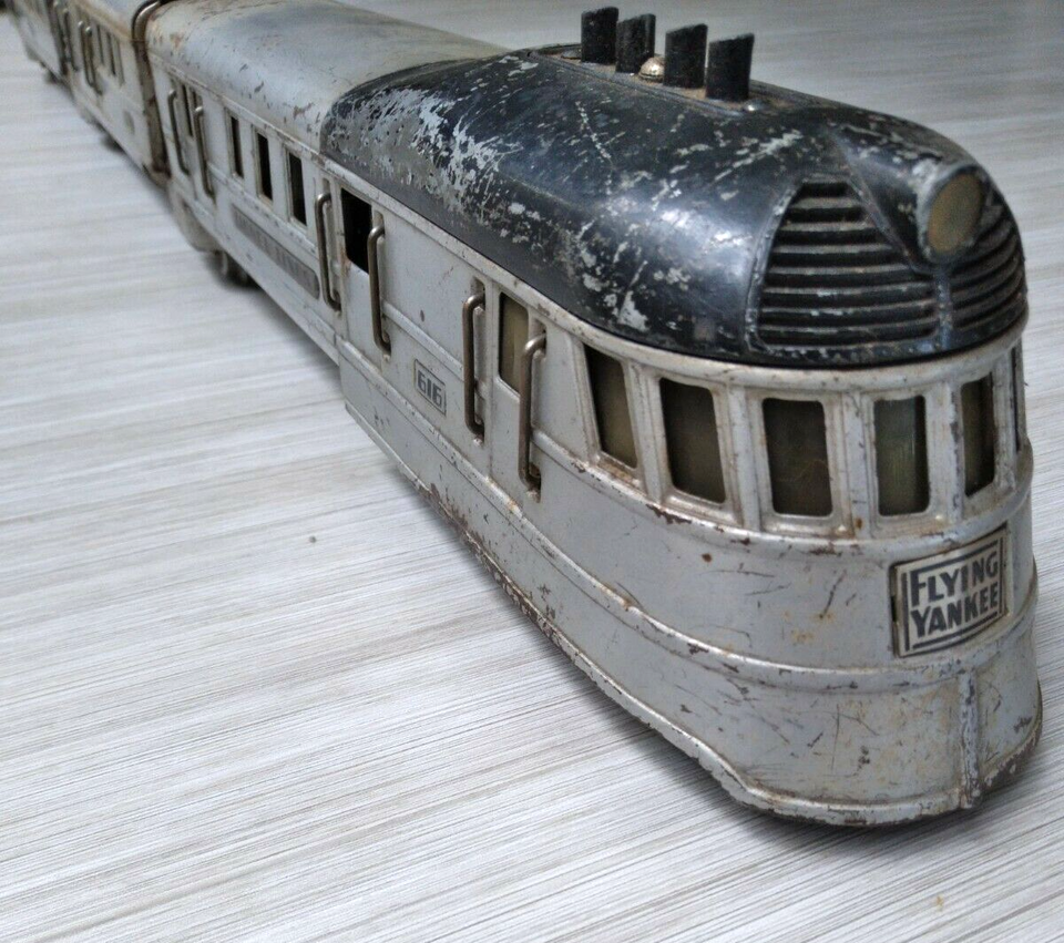 vintage Lionel 616 Black Top Smooth Side Painted FLYING YANKEE Train ...
