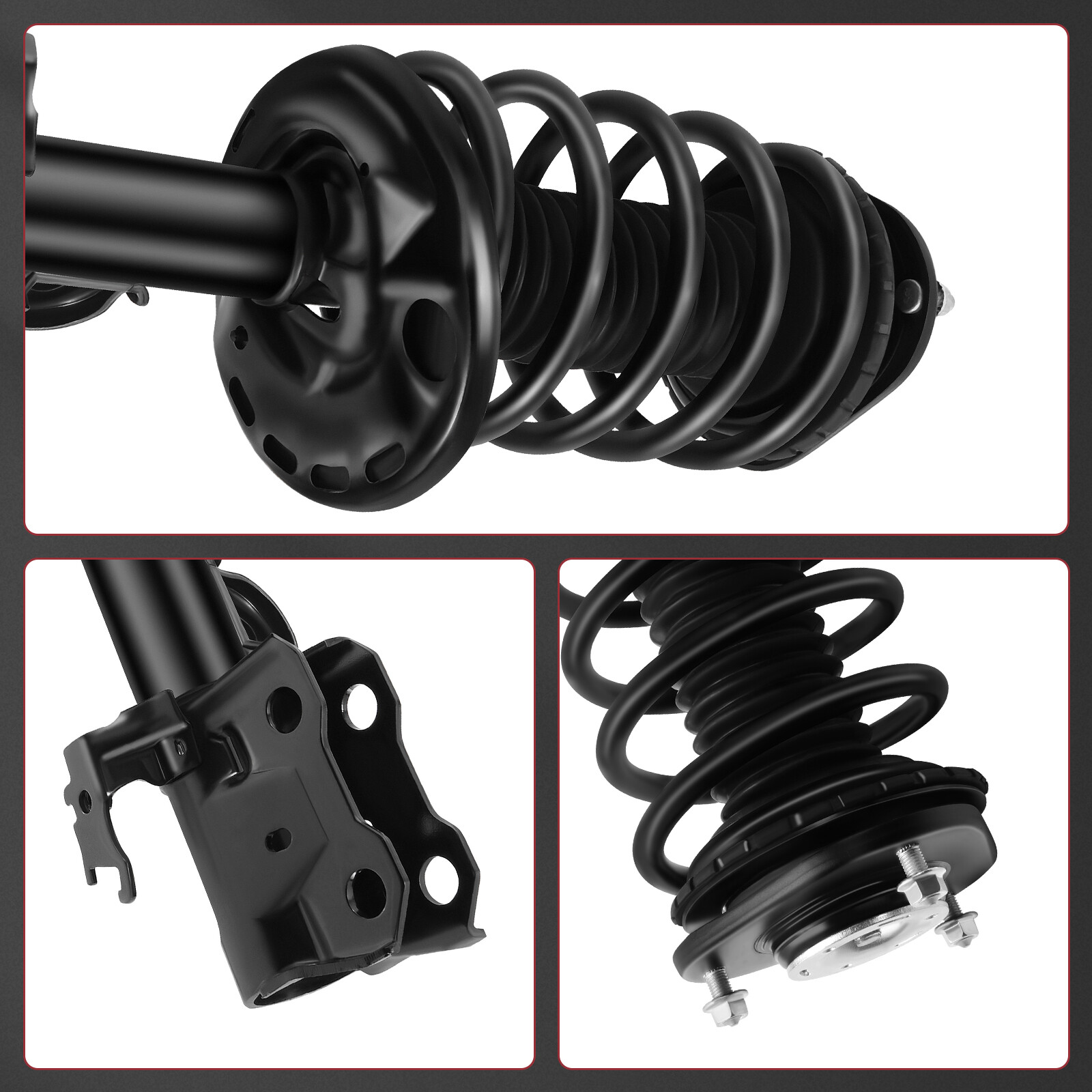 For Toyota Prius 2010-2015 Front (2) Loaded Complete Struts with Coil ...