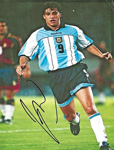 HERNÁN CRESPO SIGNED PHOTO ~ CHELSEA / INTER MILAN / LAZIO / ARGENTINA ...