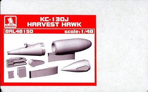Brengun Models 1/48 LOCKHEED KC-130J HARVEST HAWK Resin & PE Conversion ...