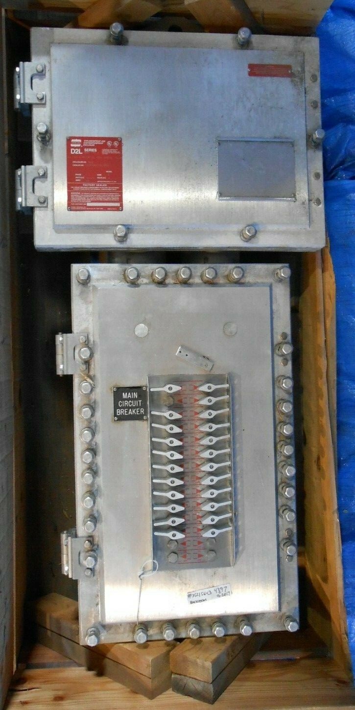 Crouse D2lb122*22120 2m100 100 a Main Explosion Proof Panelboard Class ...