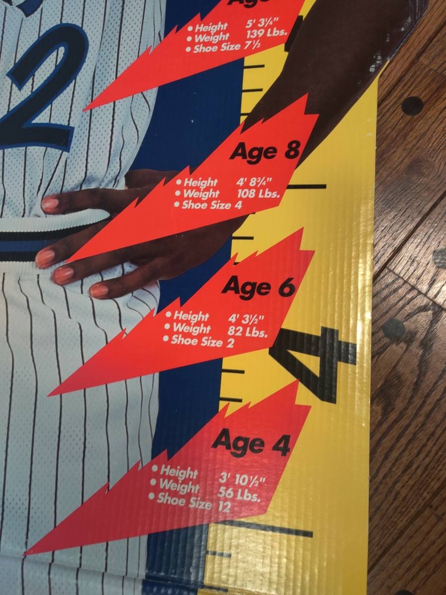 Shaq Shoe Size Growth Chart