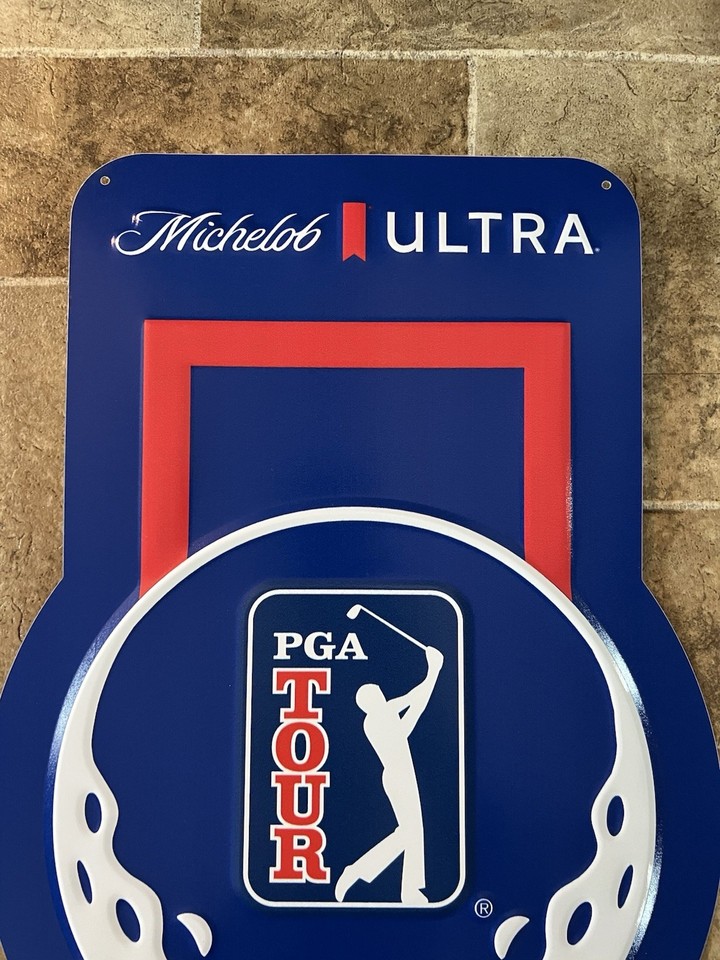 MICHELOB ULTRA BEER PGA TOUR GOLF ADVERTISING TIN SIGN NEW BUDWEISER | eBay