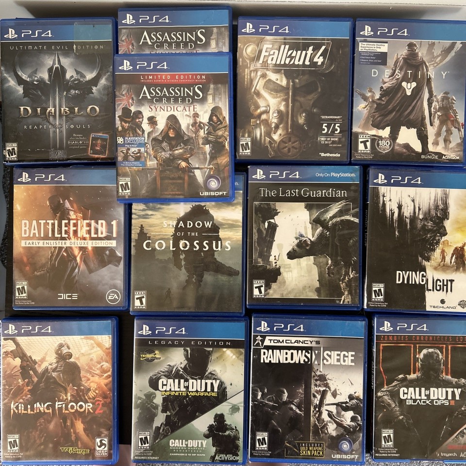 Huge Ps4 Game Lot Bundle 25 Games!! Call of Duty, Assassin’s Creed ...