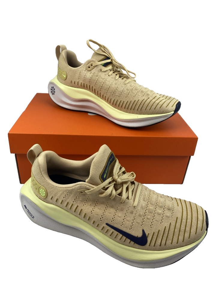 New Nike ReactX Infinity Run 4 Running Shoe Men 11.5 Sesame Tan White ...