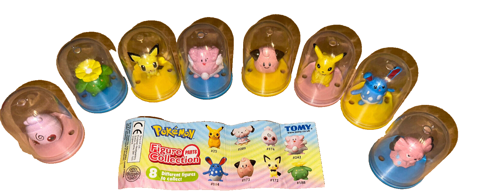 Pokemon Figure Collection Part 6 set Full set 8 pieces Tomy | eBay.de